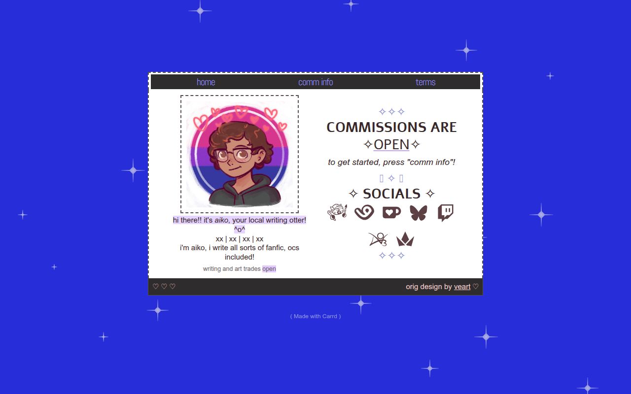 Aiko's Commission Corner